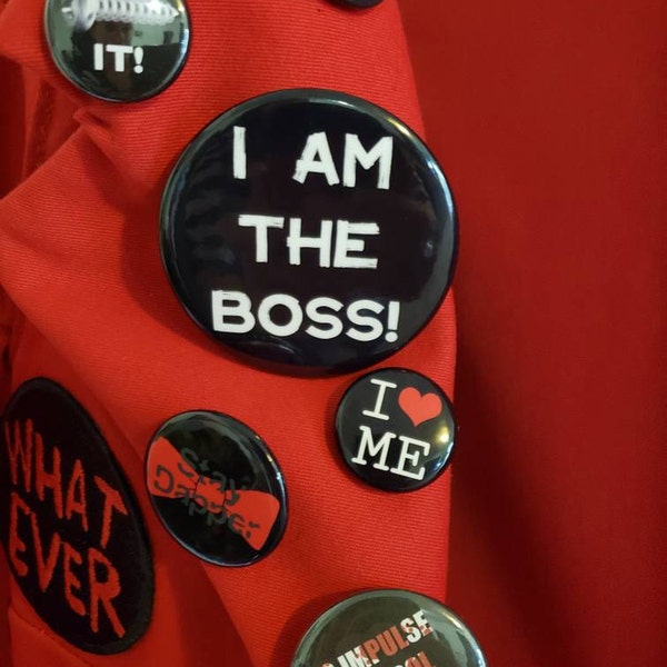 1 Inch Custom Button Pin, 1" Custom Pinback, Personalized Logo Pin ...