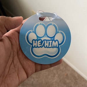 Consent Custom Fursuit Badge Tags Custom Text Furry Badge Commission ...