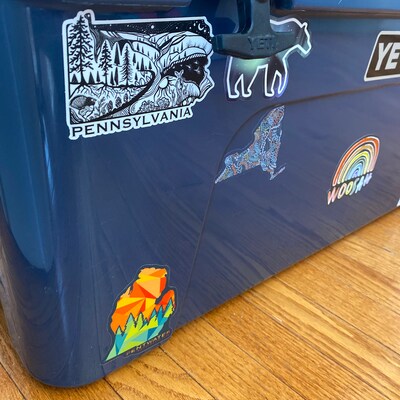 Pennsylvania State Sticker 4 Weatherproof and Durable, Outdoor Sticker ...