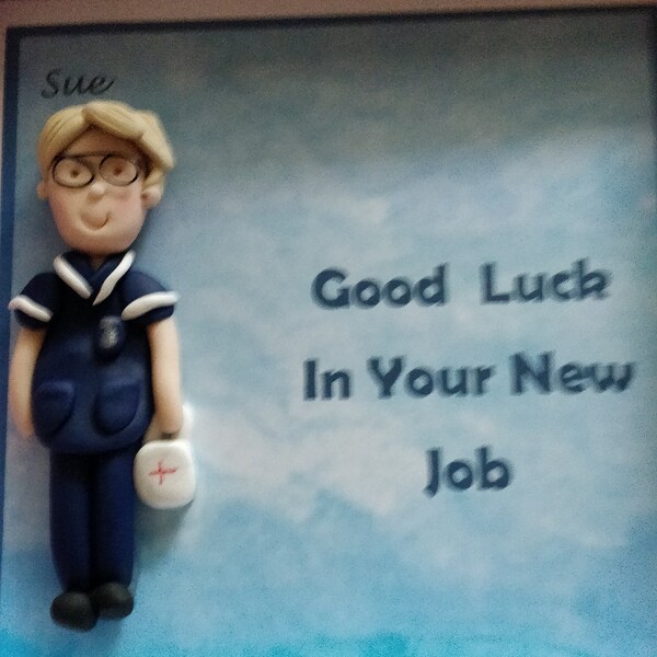 New Job/ Good Luck/ Congratulations Card for Nurse /midwife by Hot ...