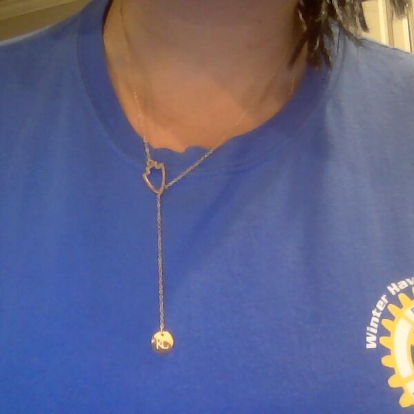 Kansas City Inspired Lariat Chief Y Necklace Gold Mini Arrowhead KC ...