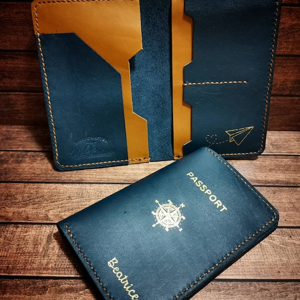 Leather Passport Wallet PDF Pattern, DIY Travel Wallet (a4/letter Size ...