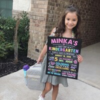 Unicorn First Day of School Sign - 1st Day of School Sign - Back to ...