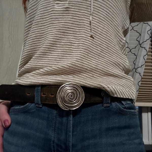 Buddha Gautama Belt Buckle, Spiritual Meditation Handmade Artisan ...