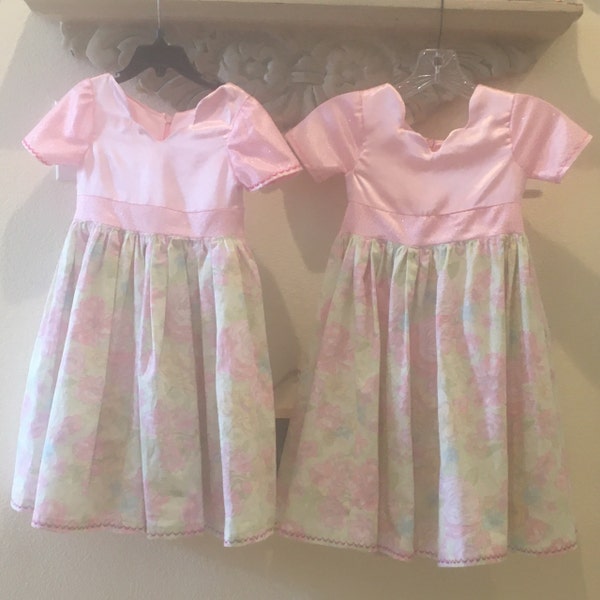 Gwen's Sweetheart Godet Dress PDF Pattern Size 6-12 Months to 8 Kids ...