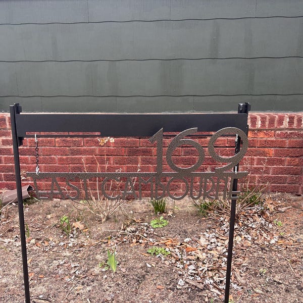 Powder Coated Metal Sign Holder: Sturdy Display Stand for Outdoor Use ...