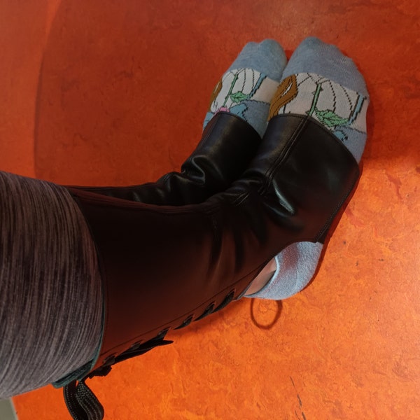 RINGMASTER Platform Glam Circus Boots - Isabella Mars - Multi Colour ...