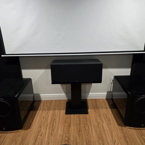 Custom Hand Made Oak Center Channel Speaker Stand. - Etsy