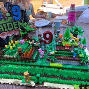 Video Game Pixels Edible Cake Wrap or Gamer Birthday Cake Topper - Etsy