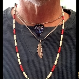 Robert Plant Circa 1974 Led Zeppelin Bead Necklace/hippie - Etsy