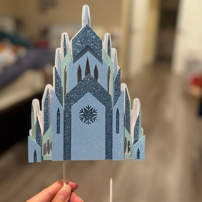Frozen Castle SVG File for Cake Topper or Party Decorations Arendelle ...