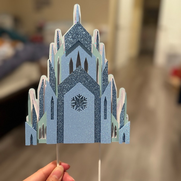 Frozen Castle SVG File for Cake Topper or Party Decorations | Arendelle ...