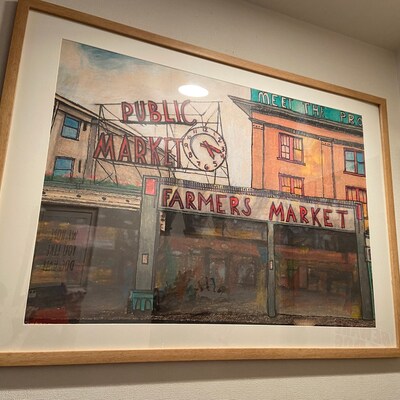 Black Brick Pen Building Downloadable Print Simple Black and White ...