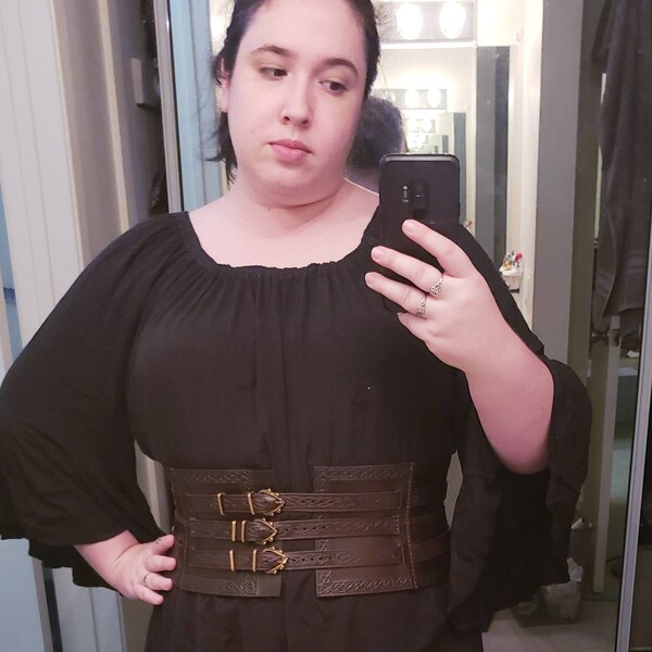 Armstreet Viking War Corset Belt With Embossing gudrun the Wolfdottir ...