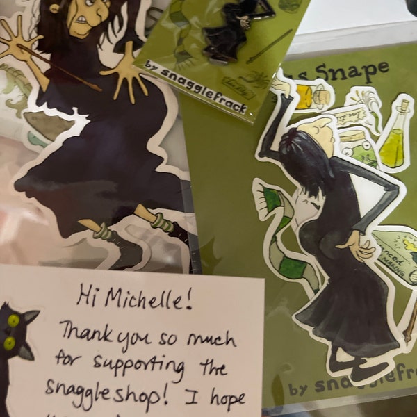 Severus Snape Sticker Set - Etsy