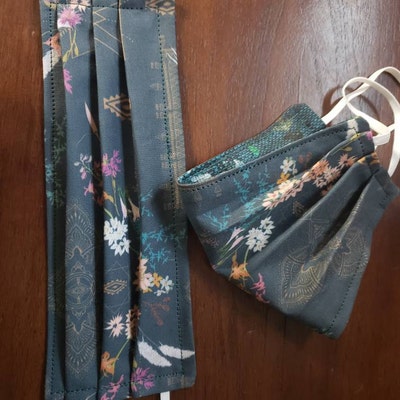 Boho Fabric Sheba Hanging Garden Small teal by Nouveau Bohemian Boho ...