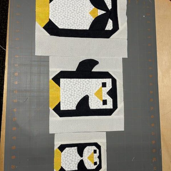 6.5 Inch Easy Penguin Quilt Block Pdf Pattern - Etsy
