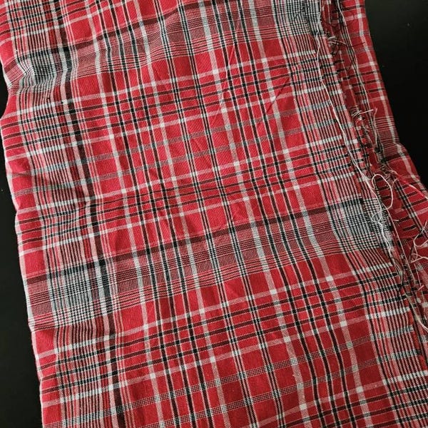 Traditional Bandana Fabric (100% Jamaican) | FREE SHIPPING | Red ...