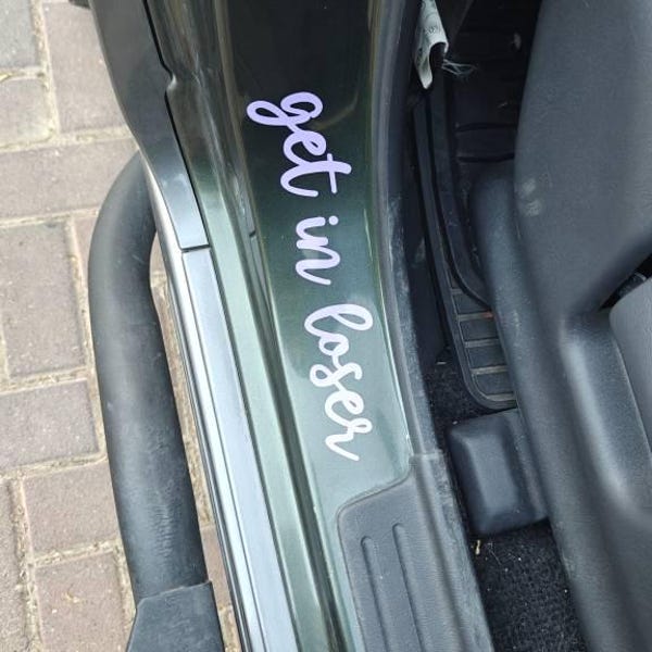 Get in Loser Decal / Bumper Sticker - Etsy
