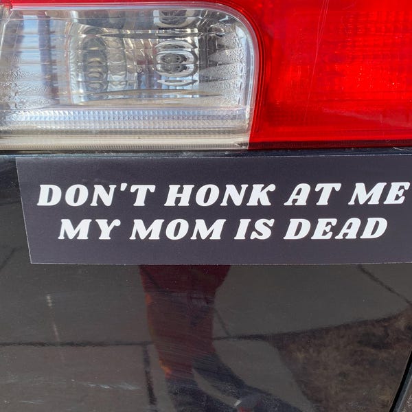 Wizard Bumper Sticker Funny, Cute Car Sticker Decals, Cursed Bumper ...