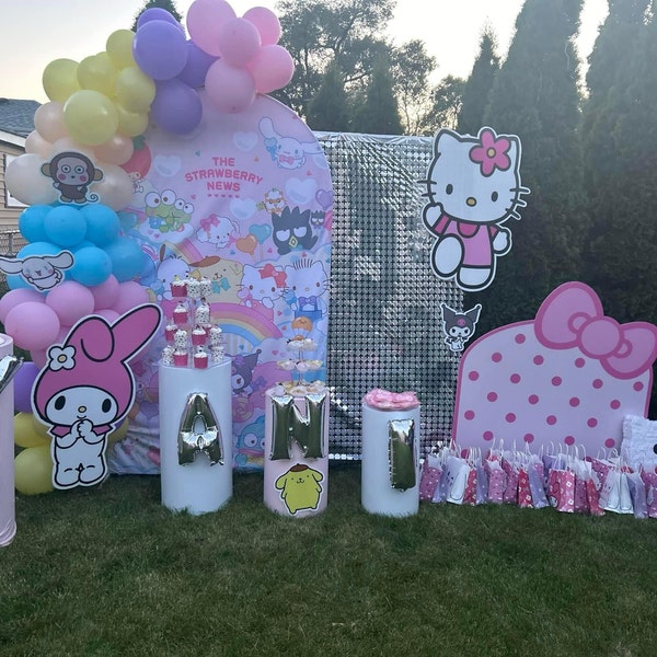 Party Panel Decor, UV Printed, Coroplast Cutouts Party Decorations: 6FT ...