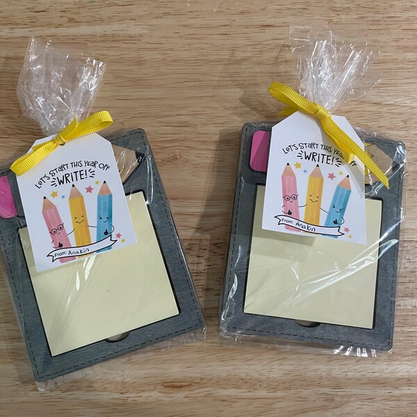 Teacher Appreciation Gift / Post-it Note Holder / Teacher Back to ...