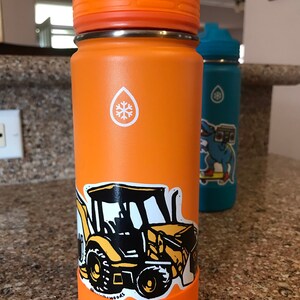 Heavy Machinery Vinyl Stickers Excavator, Backhoe, Road Roller ...