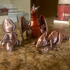 Articulated 3D Printed Gyarados Fidget Toy - Etsy