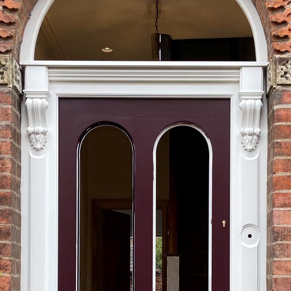 PNL-52 Gothic Style Wood Carved Screen Arch Panel for Furniture, Window ...