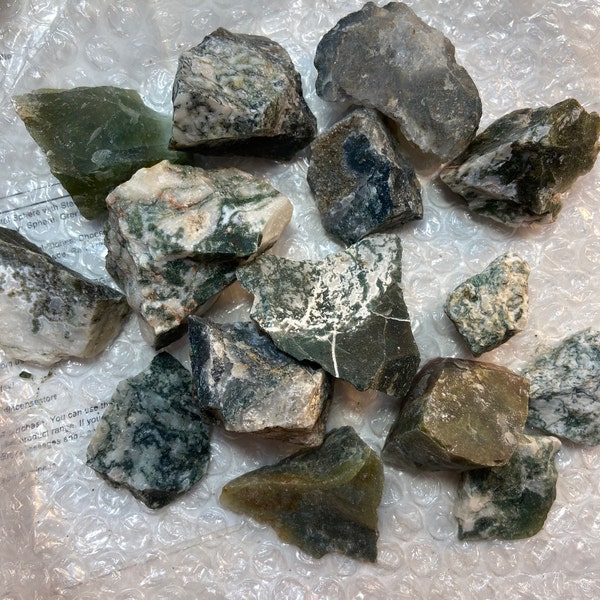 Tree Agate Rough Natural Stones: Choose Ounces or Lb Bulk Wholesale ...