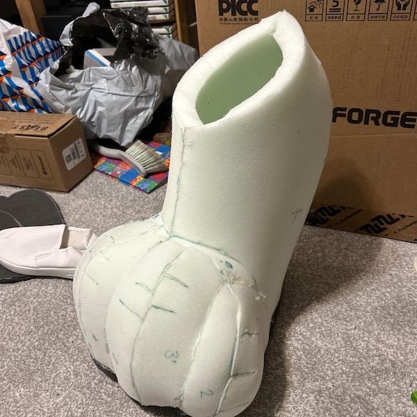 Digitigrade Fursuit Feetpaws Base PDF Pattern + Detailed Guide | Cute ...