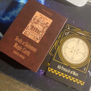 Seals of Solomon Magic Cards, Golden Edition, Talismans of King Solomon ...