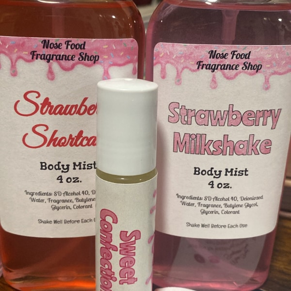 Strawberry Shortcake Body Mist, Perfume, Body Spray, Body Splash ...