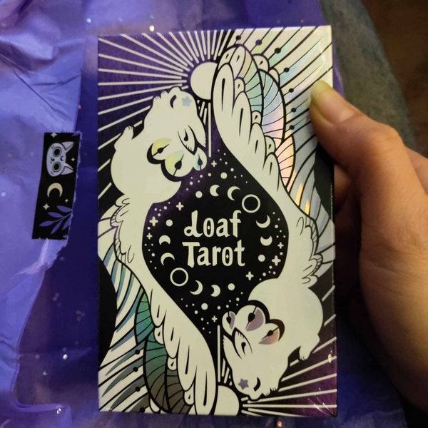 Holographic Matt Raven Vinyl Sticker | Waterproof Book Stickers ...