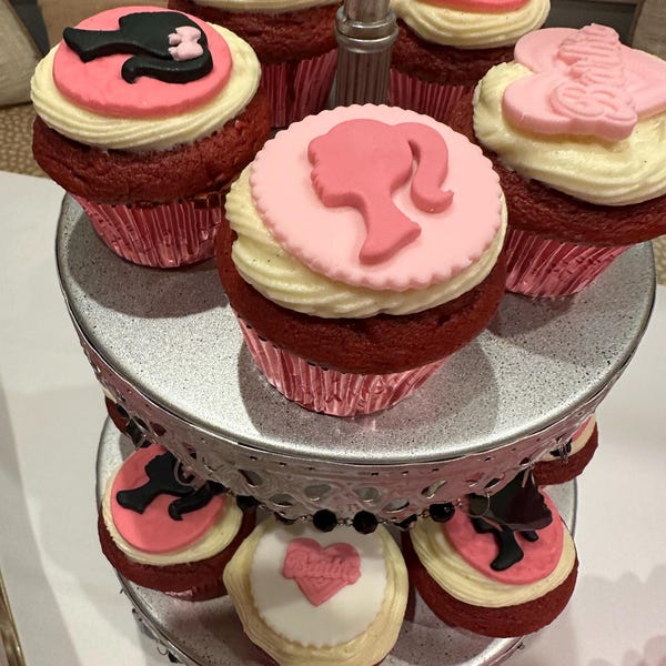 Barbie Fondant Toppers Edible Cupcake and Cookie 12pcs - Etsy