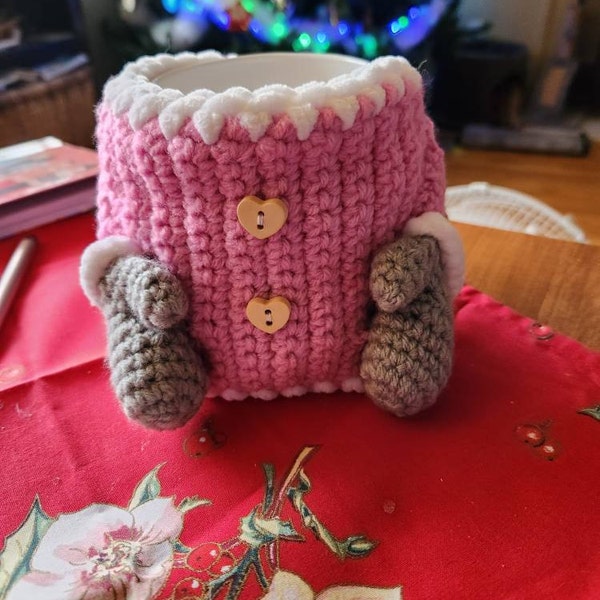Crochet Christmas Mug Jumper Pattern - English Only - Etsy