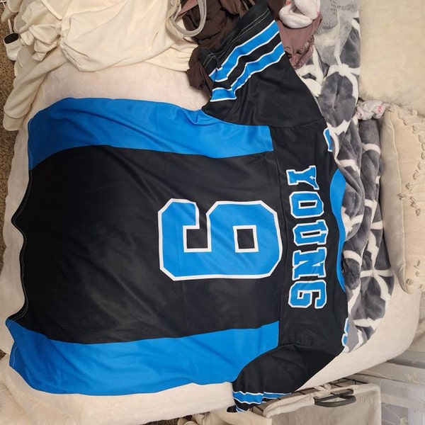 Personalized Football Jersey, Man Short Sleeves V-neck Shirt, Custom ...