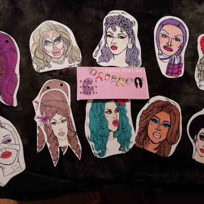 Drag Race Bunting, Includes Bianca Del Rio, Alaska, Bob the Drag Queen ...