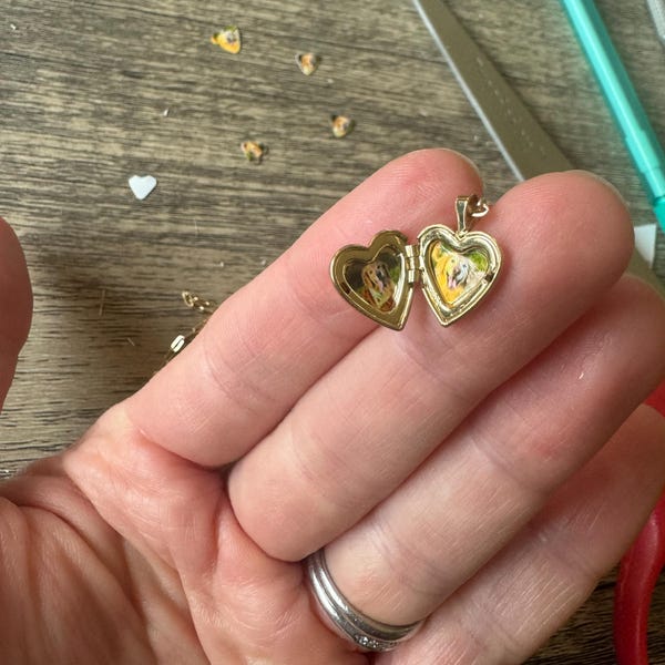 4 Photo Heart Locket,4 Photo Locket,family Locket,multi Photo Locket ...