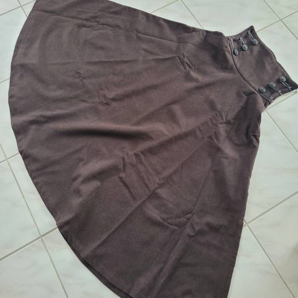 Edwardian Walking Ball Gown Riding Skirt, Solid Cotton Summer Maxi ...