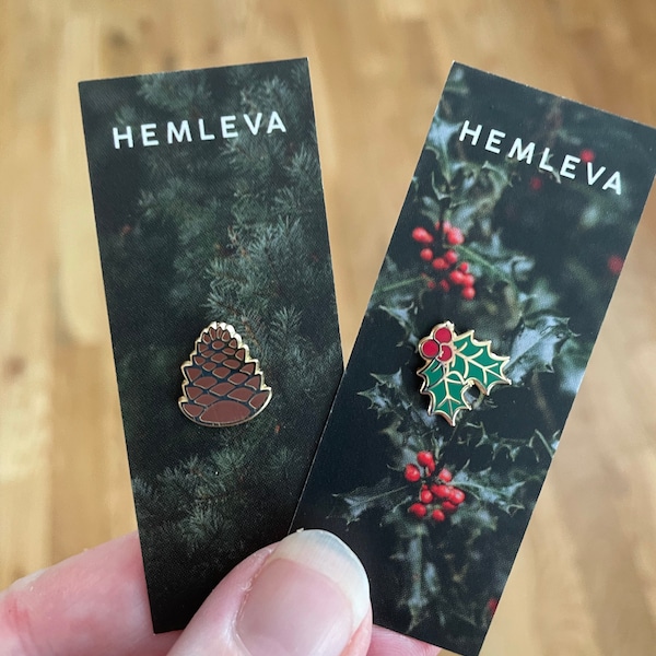Pine Cone Hard Enamel Cloisonné Lapel Pin - Etsy