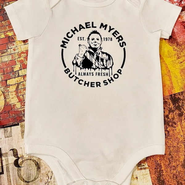 Michael Myers Butcher Shop SVG, Halloween T-shirt Graphics (digital ...