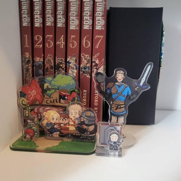 Dungeon Meshi X Mcdonald's Acrylic Standee Set: Fan Art Figurines by ...