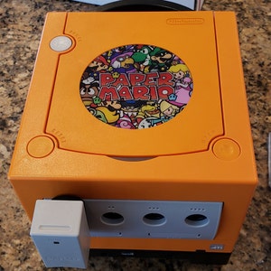 Paper Mario Custom Gamecube Jewel, Badge, Faceplate - Etsy