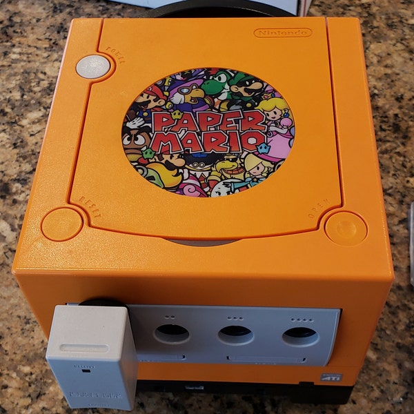 Paper Mario Custom Gamecube Jewel, Badge, Faceplate - Etsy