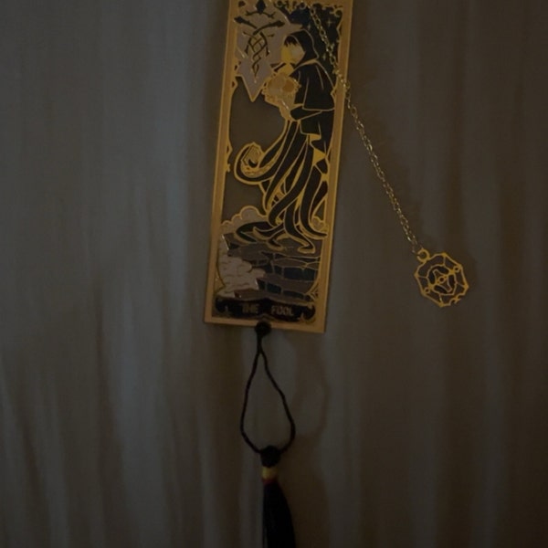 Tarot Card: the Fool | LOTM | Mr Fool | Enamel Bookmark / Charm ...