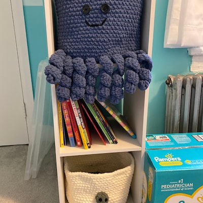 Octopus and Turtle Baskets Nursery Baby Basket Ocean Animals Green/blue ...