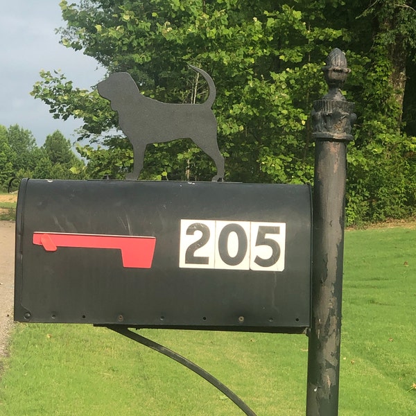 Bloodhound Dog Mailbox Topper / Sign - Etsy