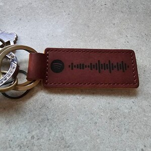Custom SONG KEYCHAIN, Personalized Scannable Music Keychain, CHRISTMAS ...