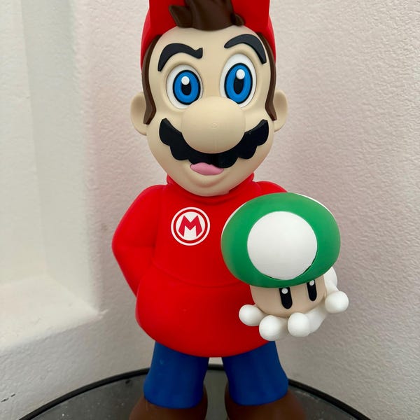 Mariolorian With Fire Saber and Groshi | Mario and Mandolorian Mashup ...